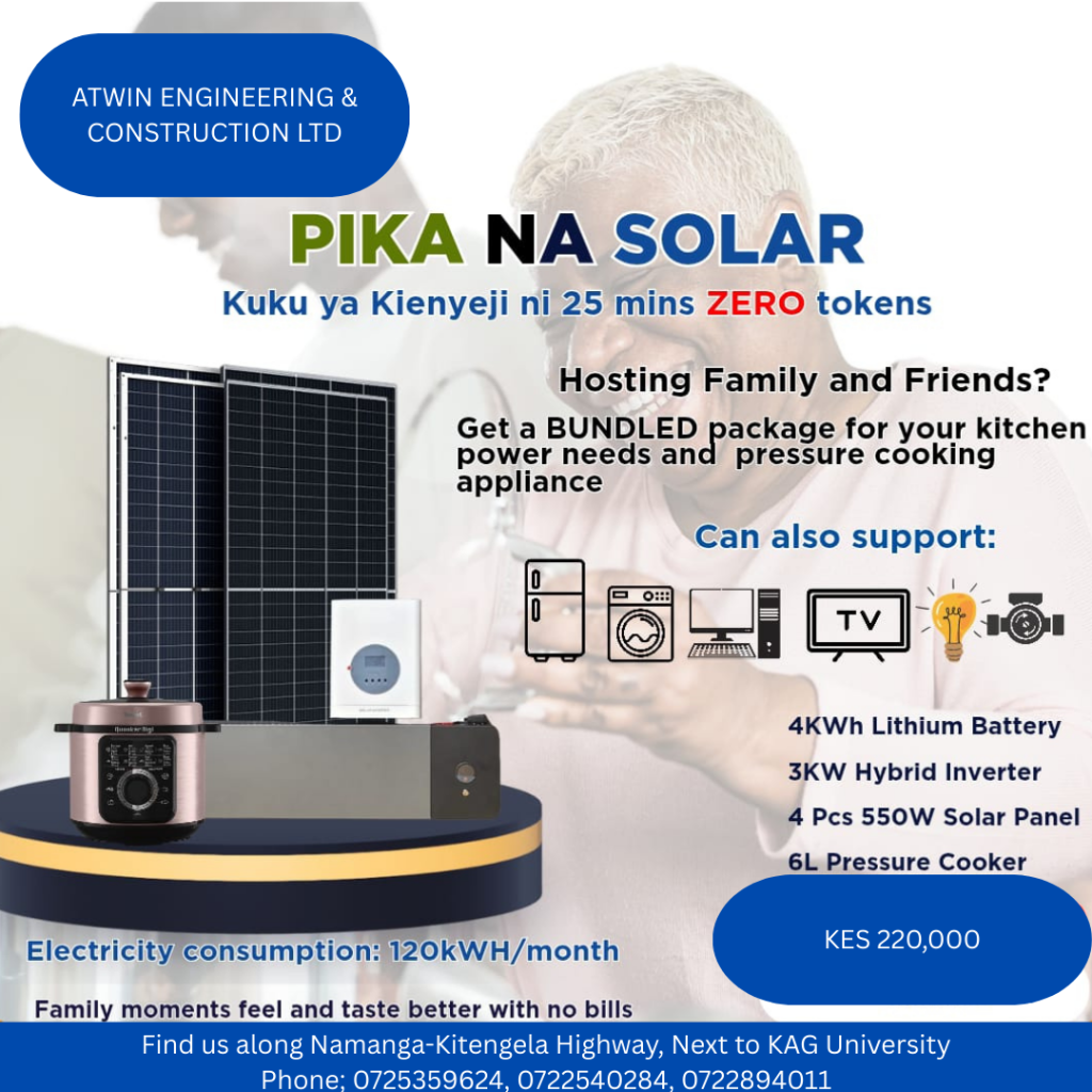 Pika Na Solar 3Kva Package – Atwin Engineering & Construction LTD